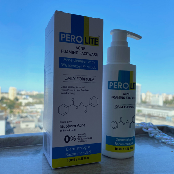 Купити Пінка для вмивання проти акне перолайт Perolite Benzoyl Peroxide ...